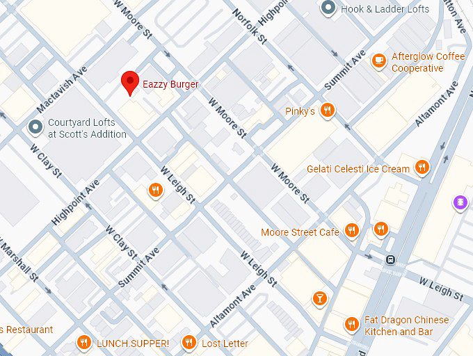 16. eazzy burger map