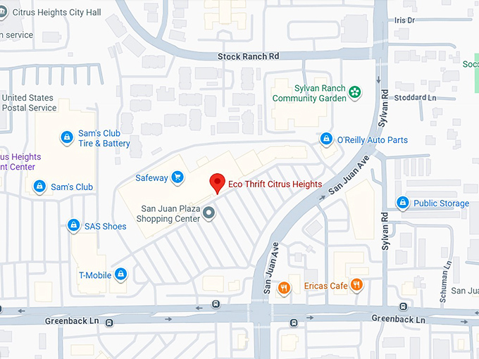 16. eco thrift citrus heights map