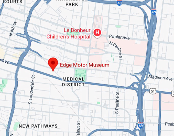 16. edge motor museum map