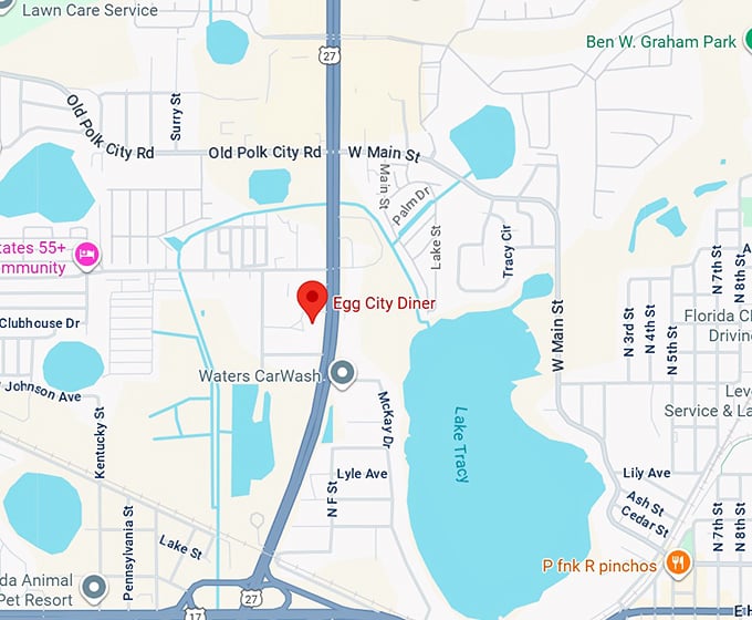 16. egg city diner map