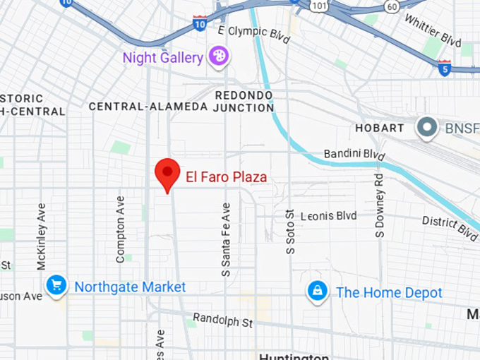 16. el faro plaza map