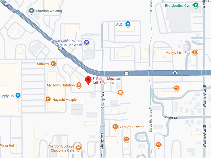 16. el patron mexican grill & cantina map