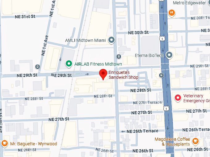 16. enriqueta's sandwich shop map