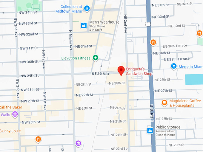 16. enriqueta's sandwich shop map