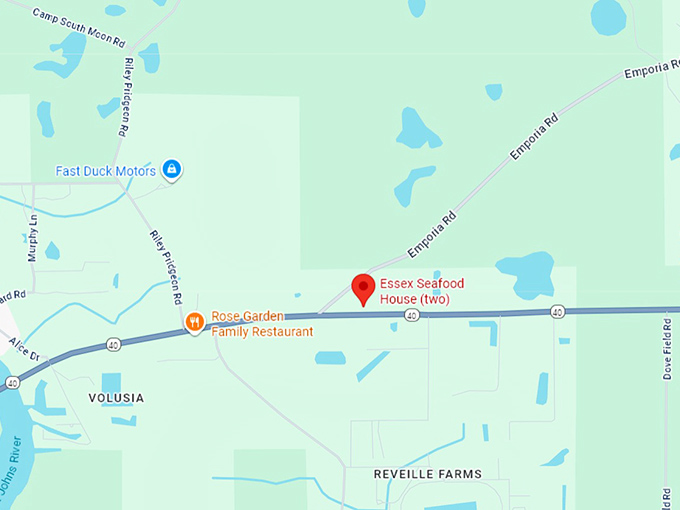 16. essex seafood house (two) map