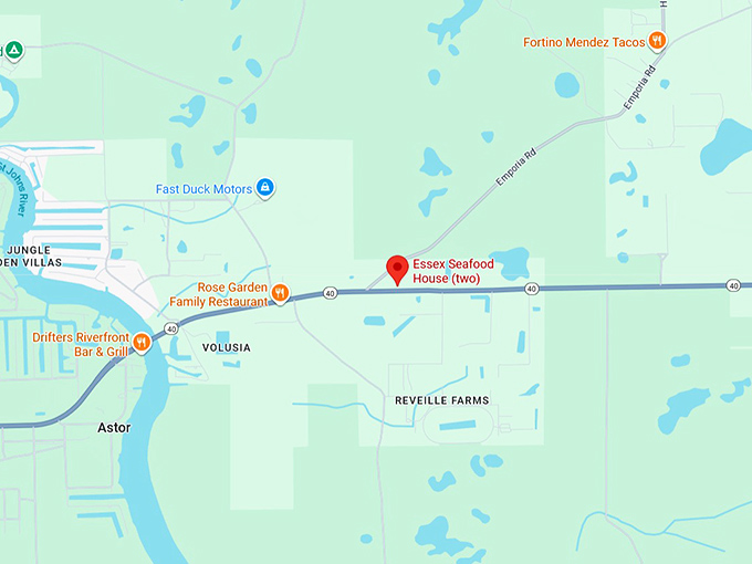 16. essex seafood house (two) map