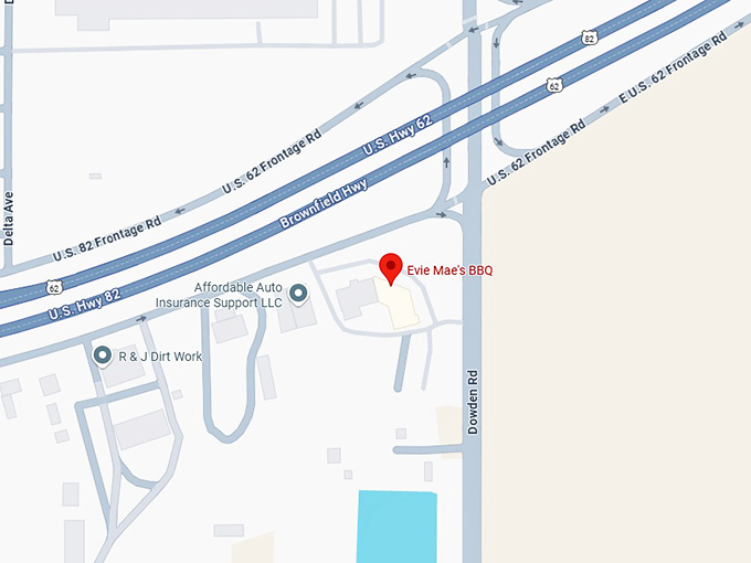 16. evie mae&rsquo;s pit barbecue map