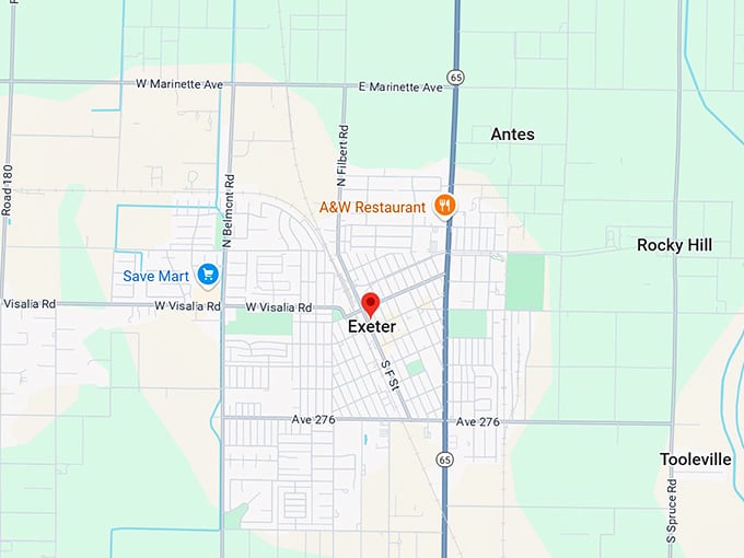 16. exeter ca map