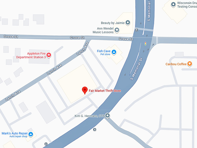 16. fair market thrift store map