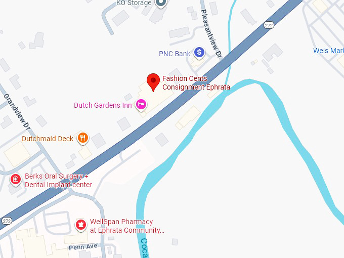 16. fashion cents consignment ephrata map