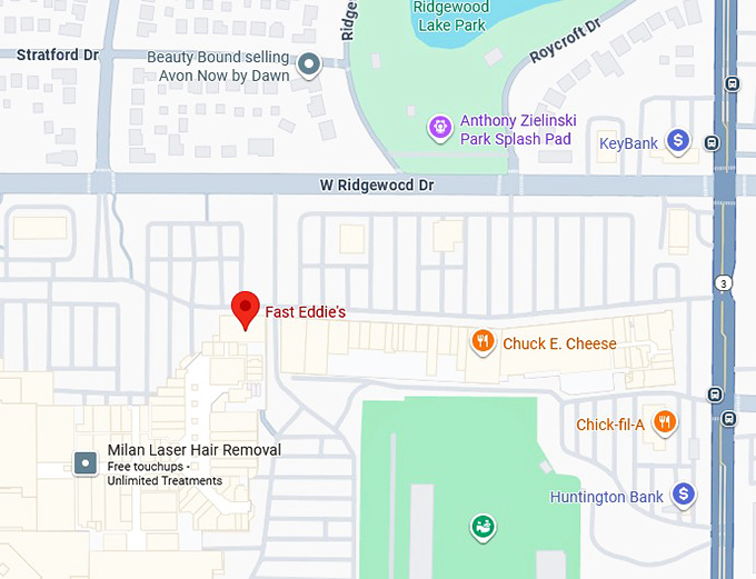 16. fast eddie's map