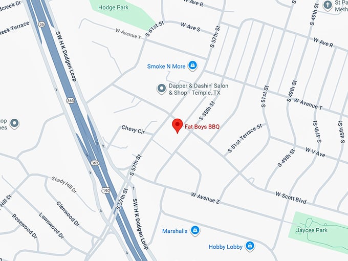 16. fat boy’s bbq map