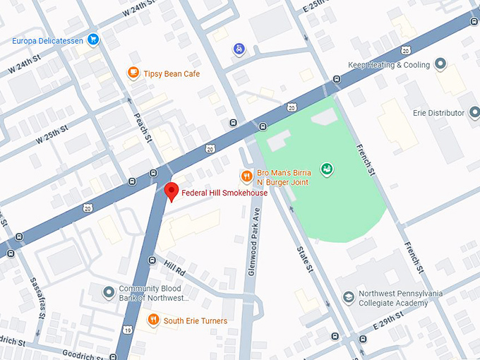 16. federal hill smokehouse map