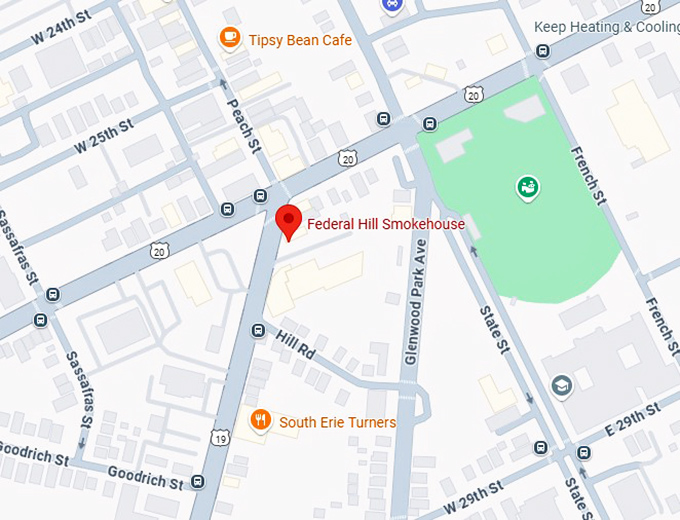 16. federal hill smokehouse map