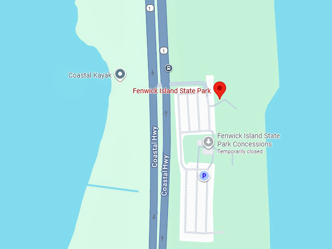 16. fenwick island state park map