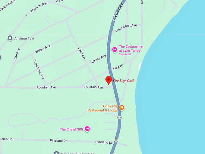 16. fire sign caf&eacute; map