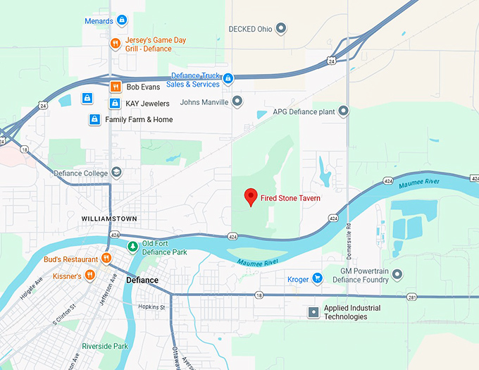 16. fired stone tavern map
