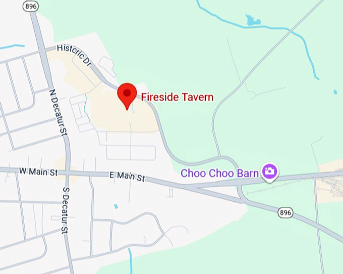 16. fireside tavern map