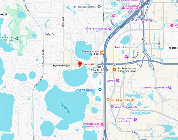16. first watch (7500 w sand lake rd a103 map