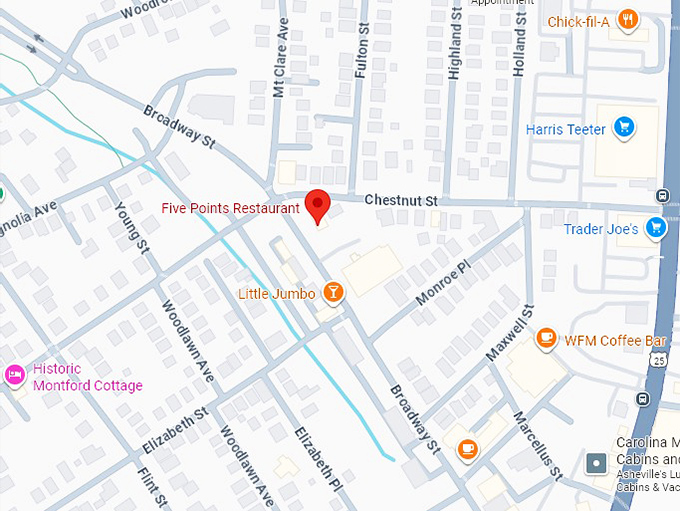 16. five points caf&eacute; map