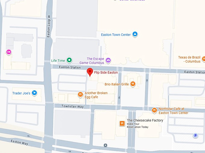 16. flip side easton map