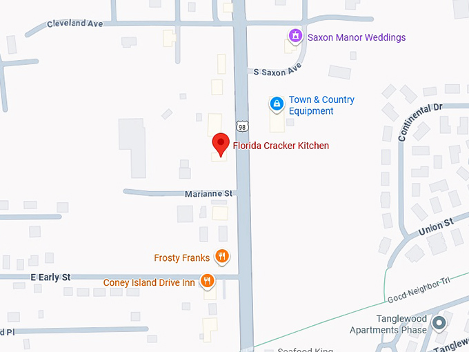 16. florida cracker kitchen map