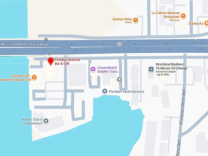 16. florida's seafood bar & grill map