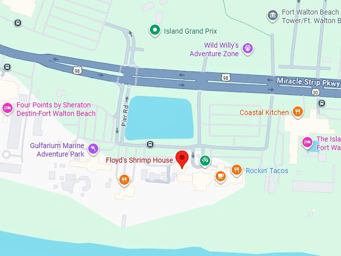 16. floyd&rsquo;s shrimp house map