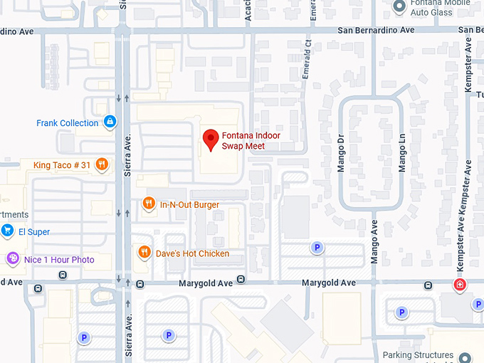 16. fontana indoor swap meet inc map