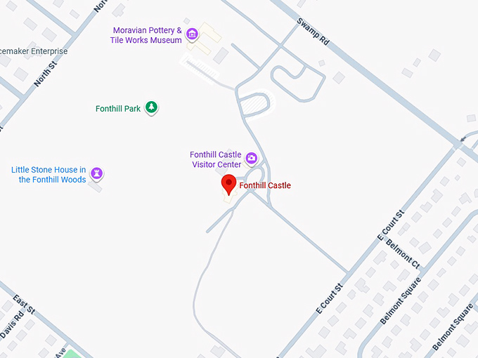 16. fonthill castle map