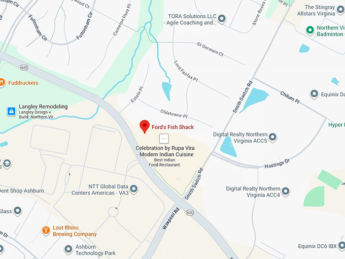 16. ford&rsquo;s fish shack map