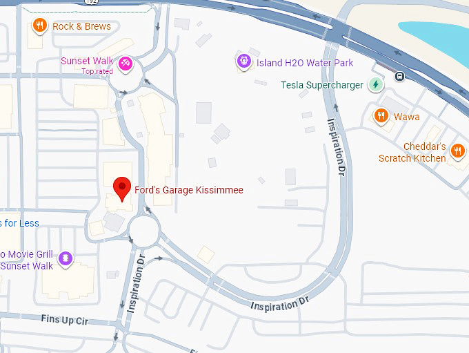 16. ford's garage kissimmee map