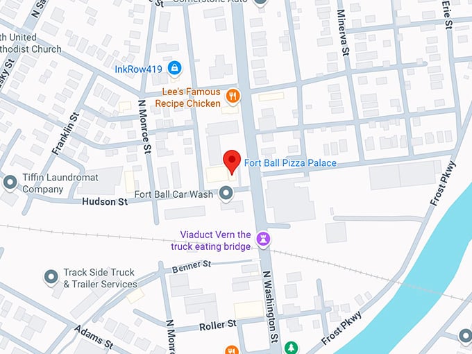 16. fort ball pizza map