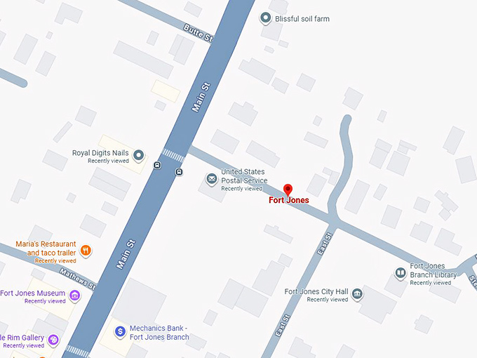 16. fort jones ca map