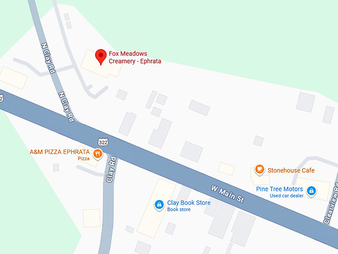 16. fox meadows creamery 2475 w main st map