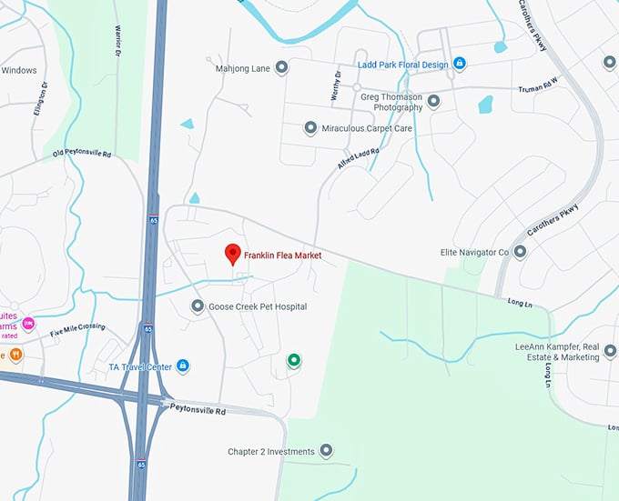 16. franklin flea market map