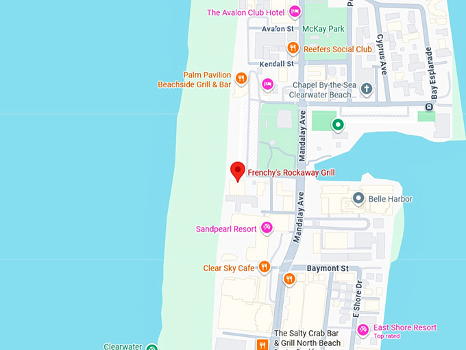 16. frenchy&rsquo;s rockaway grill map
