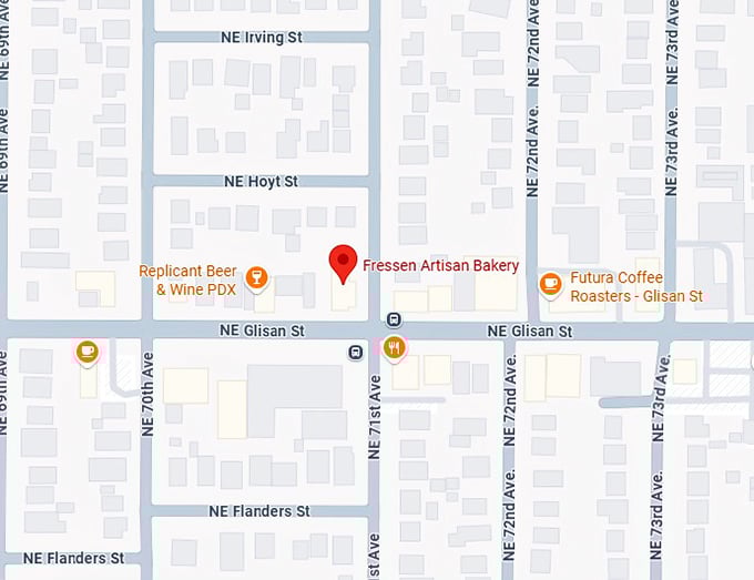 16. fressen artisan bakery map