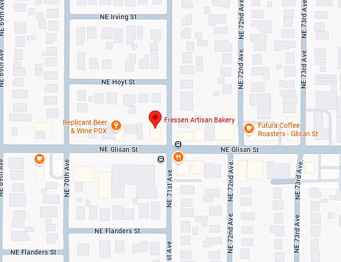 16. fressen artisan bakery map