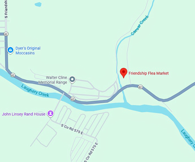 16. friendship flea market map