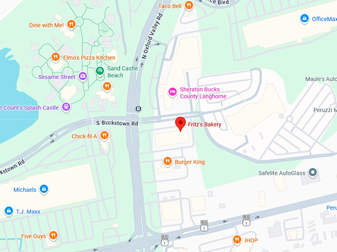 16. fritz's bakery map