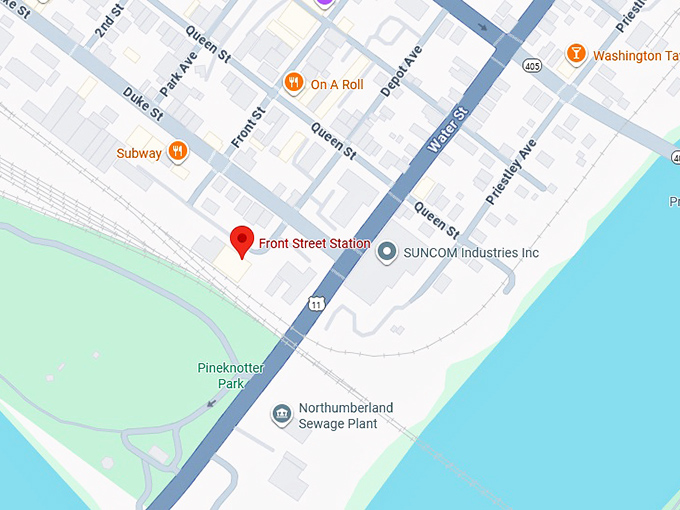 16. front street station map