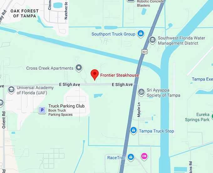 16. frontier steakhouse map