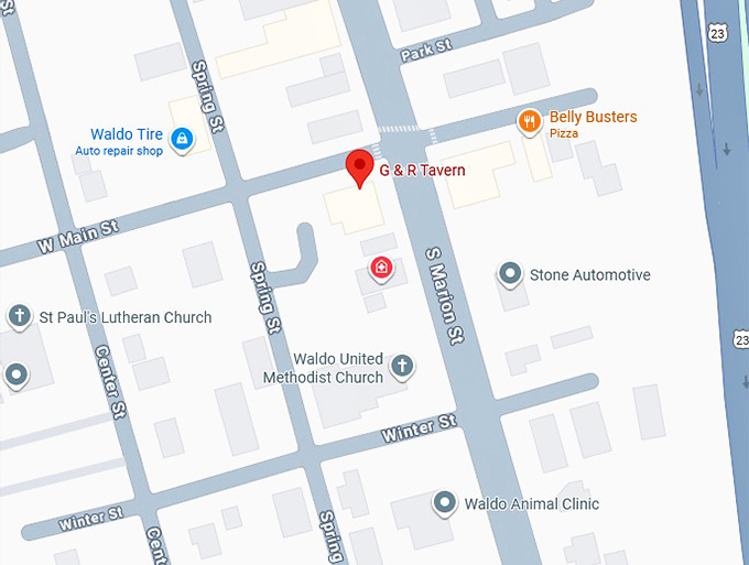 16. g & r tavern map