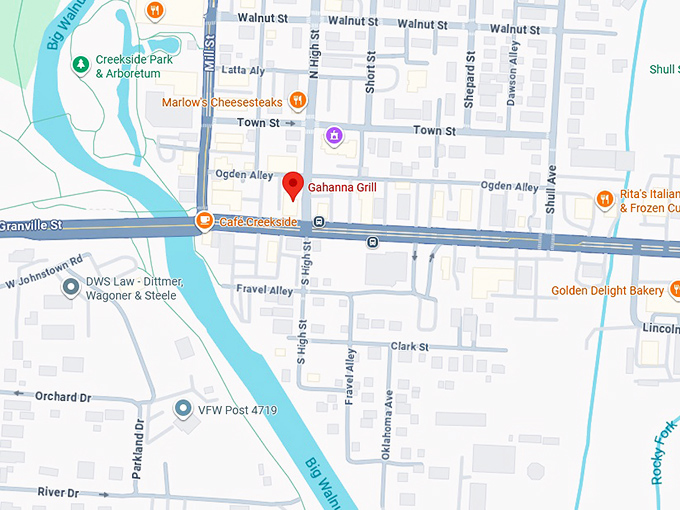 16. gahanna grill map