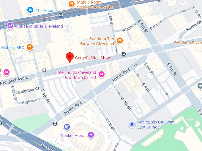 16. geraci’s slice shop map