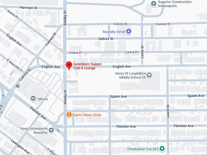 16. geraldine&rsquo;s supper club map