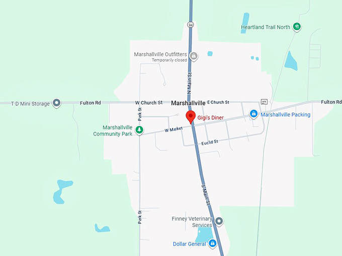 16. gigi&rsquo;s diner map