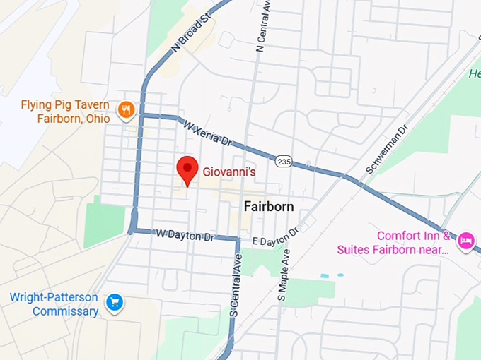 16. giovanni&rsquo;s pizza map