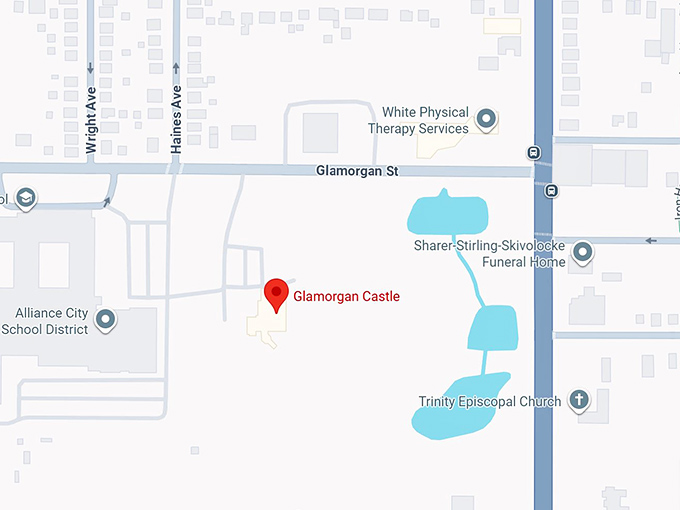 16. glamorgan castle map